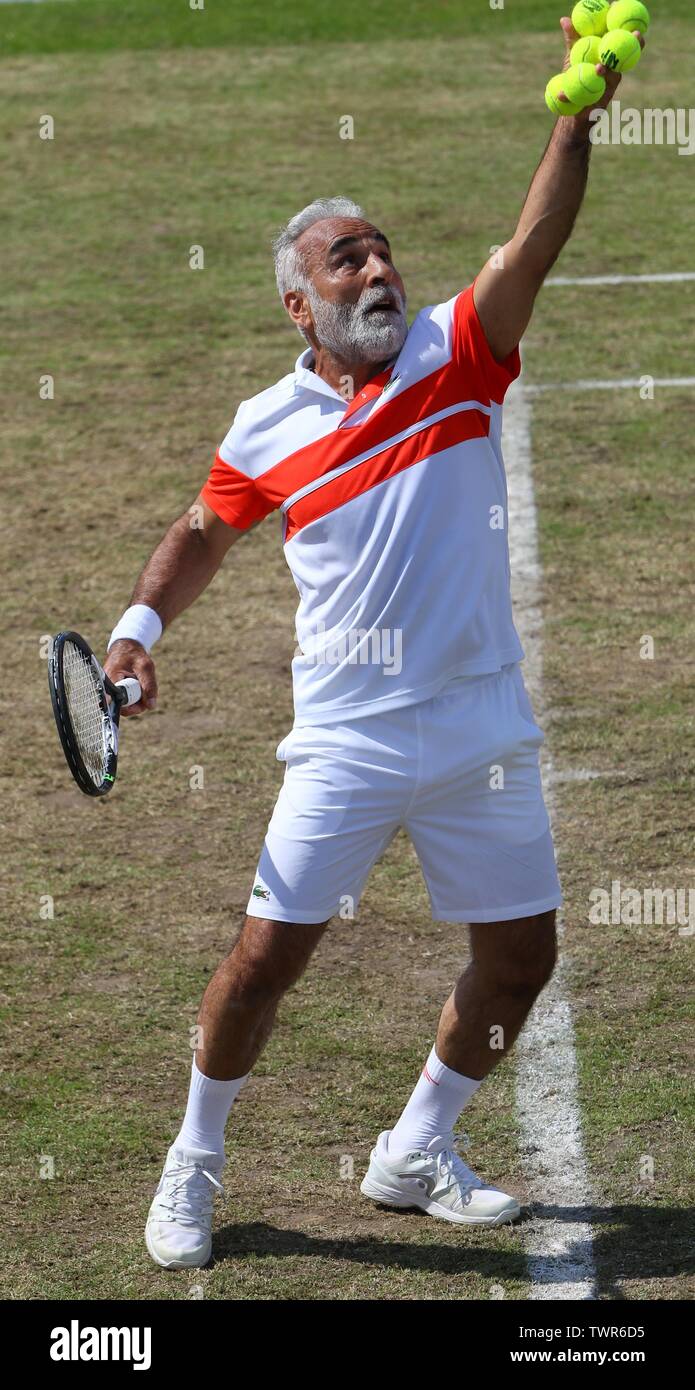 Liverpool Tennis Tournament with Mansour Bahrami credit Ian Fairbrother ...