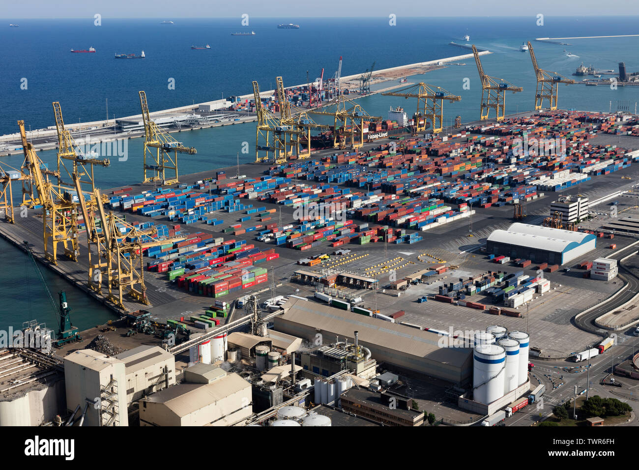Port of Barcelona, Spain's third and Europe's ninth largest container ...