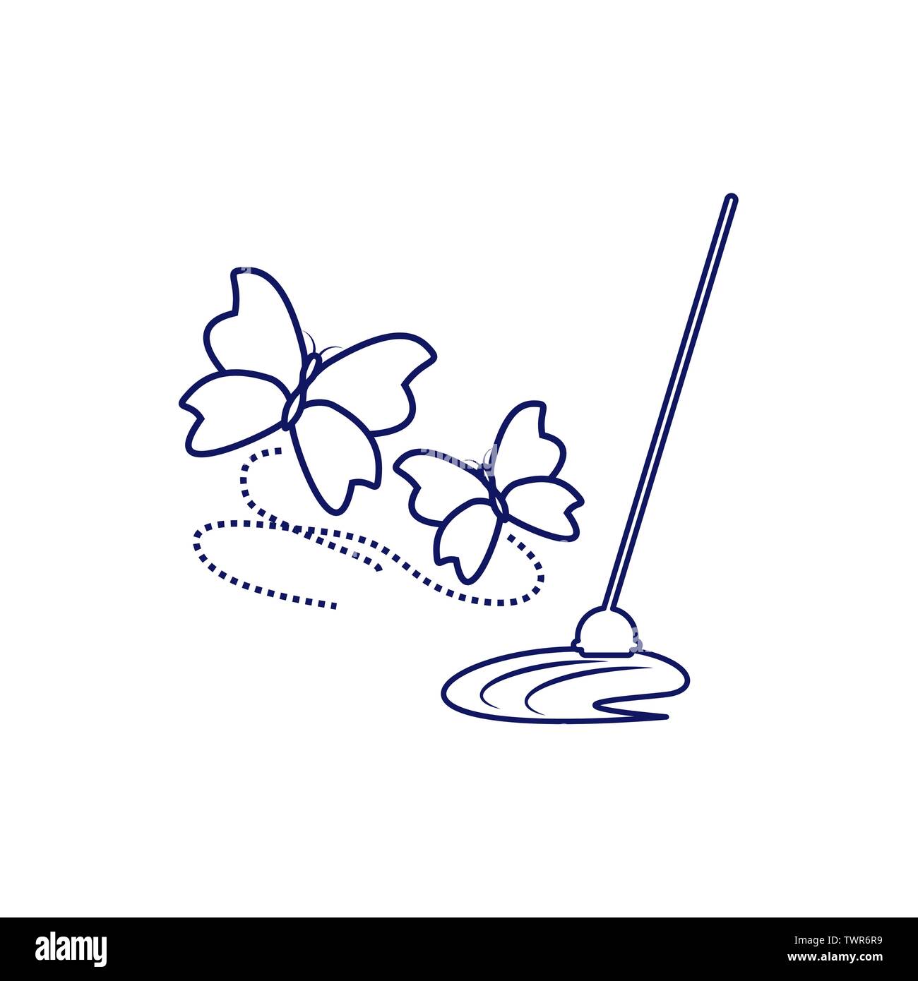 Cleaning mop design, Object home work hygiene equipment domestic and ...