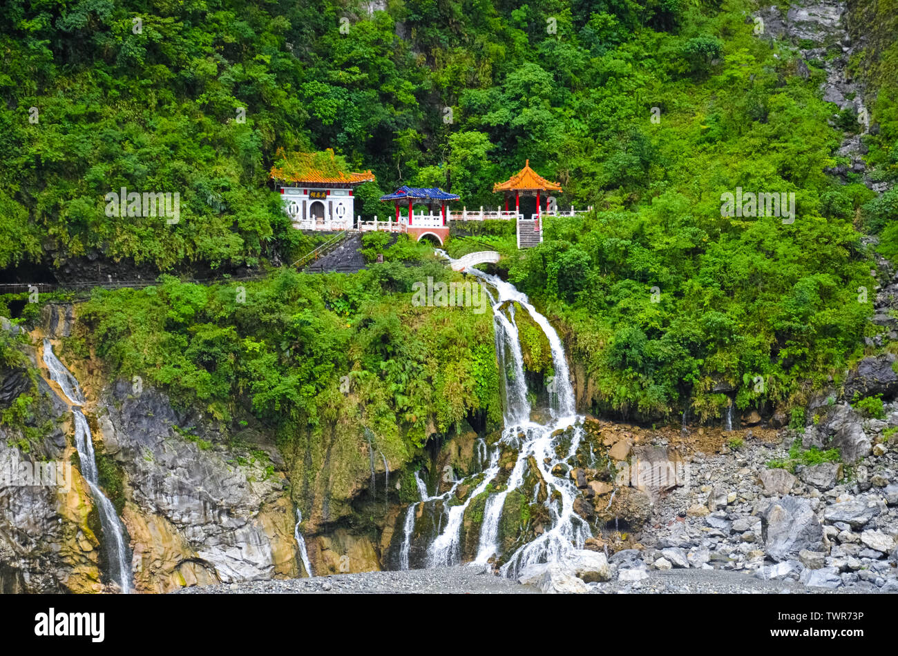 Eternal Spring Shrine, also called Changchun Shrine, landmark and a ...