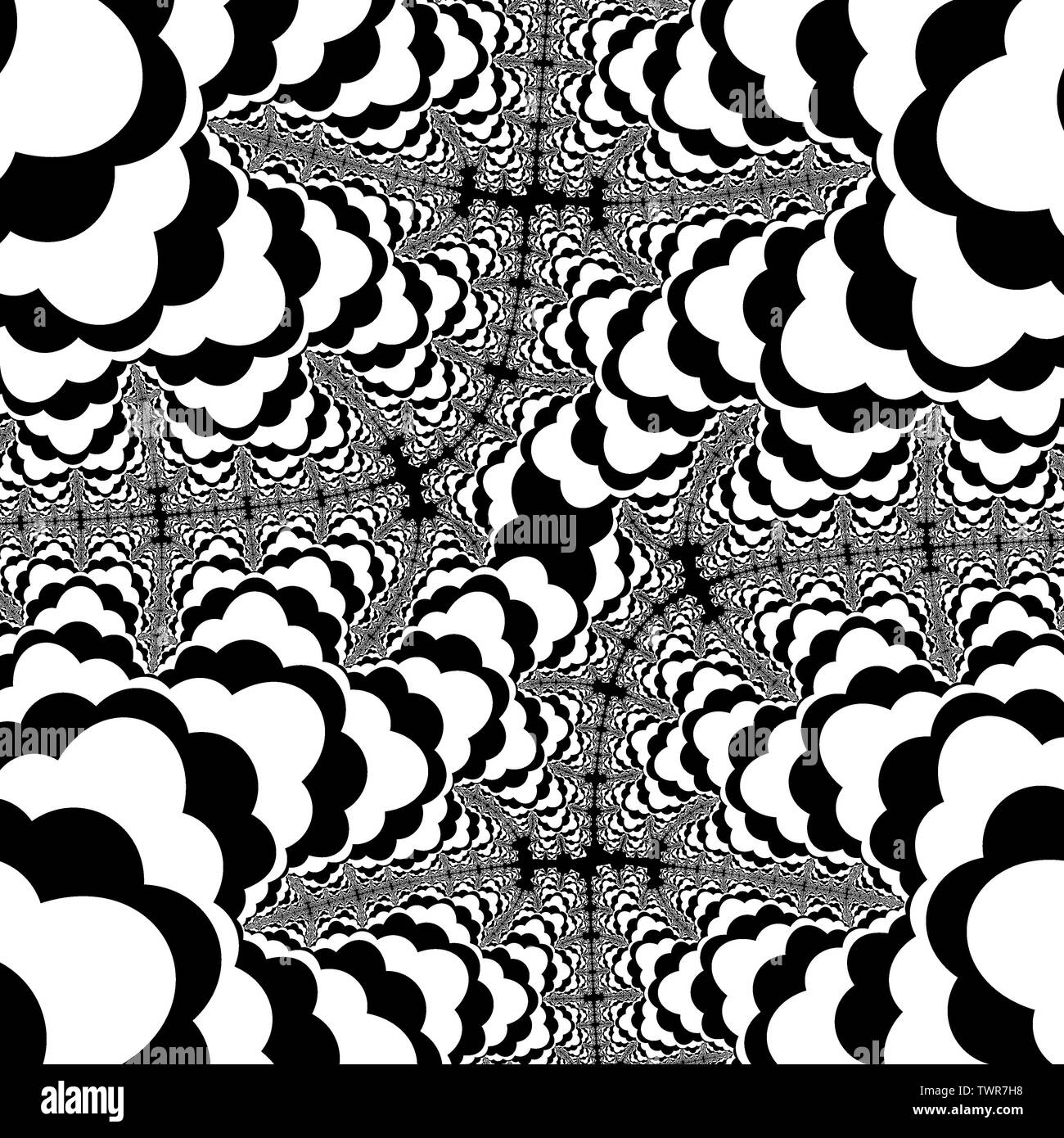 An image created using computer graphics, a picture of a mathematical ...