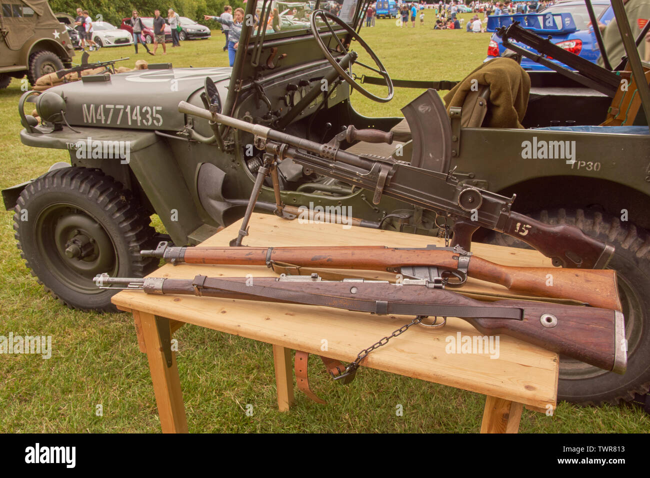 Collection of British and German weapons on show alongside American ...