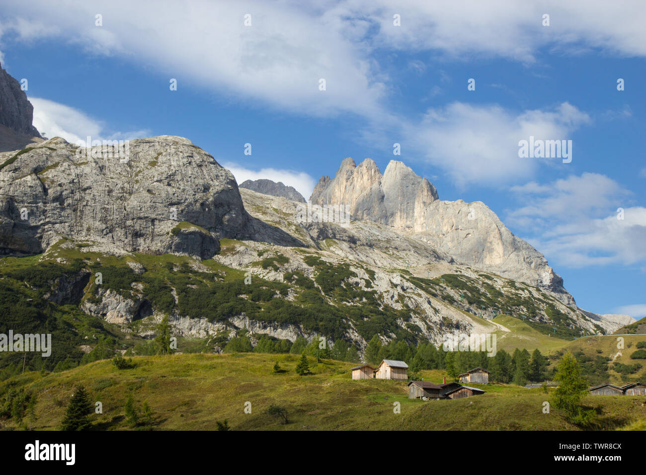 Panoramic view famous peaks dolomites hi-res stock photography and ...
