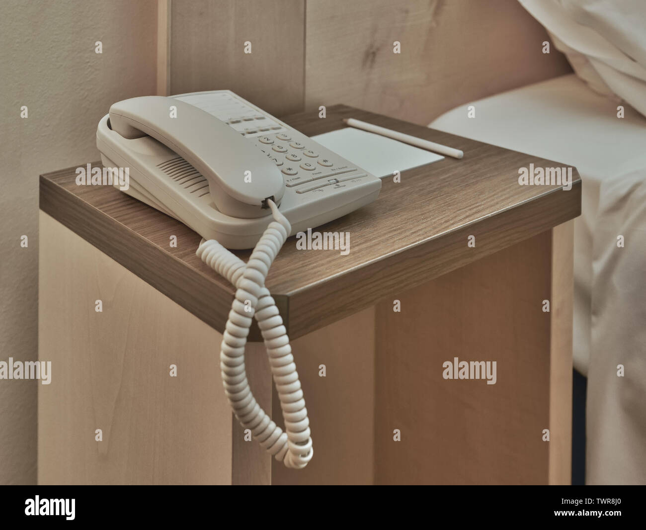 Bedside phone hi-res stock photography and images - Alamy