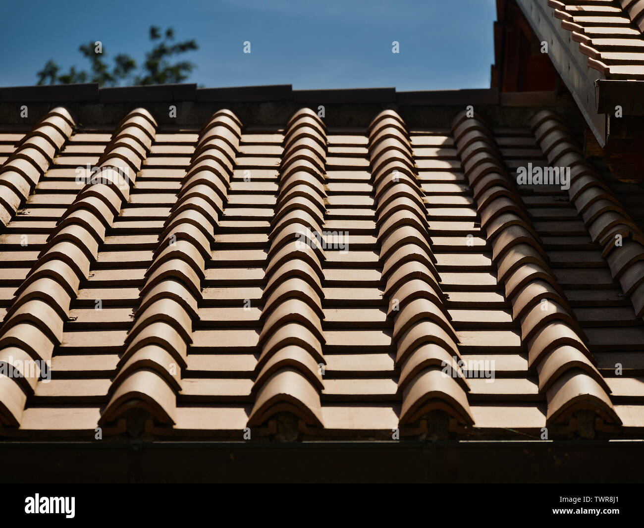 Roof with red tiles hi-res stock photography and images - Alamy