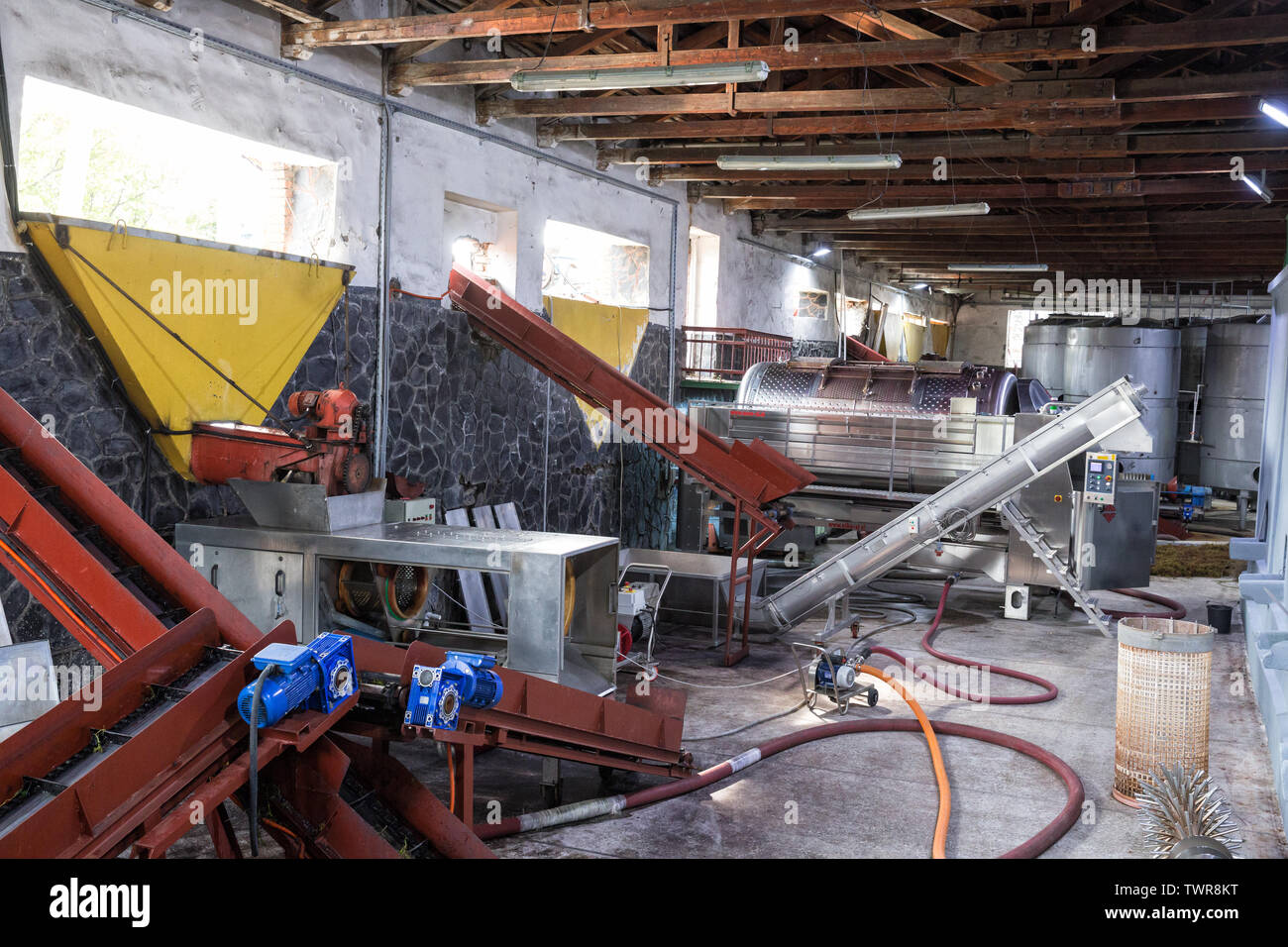 Winemaking equipment hi-res stock photography and images - Alamy