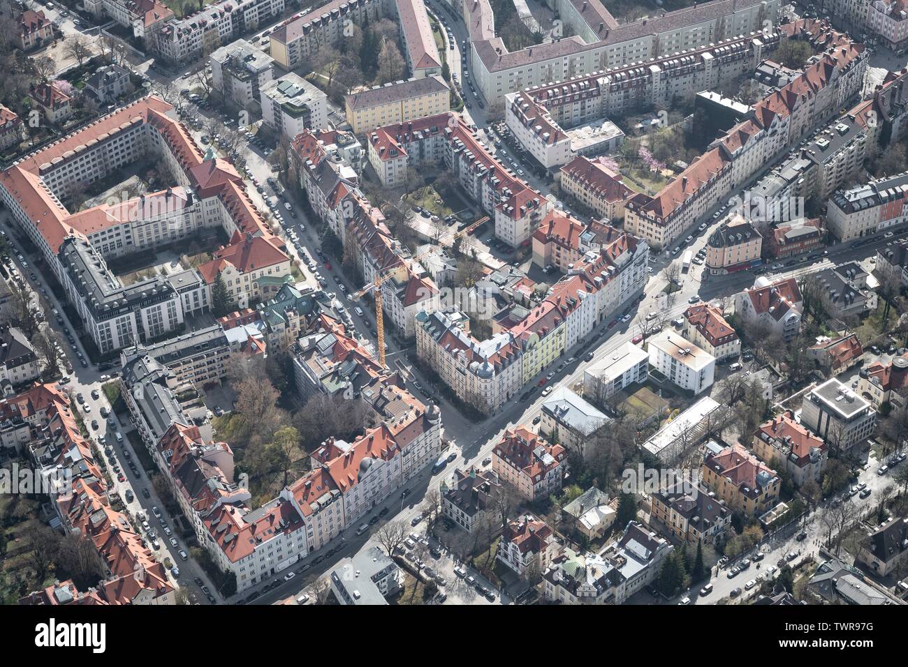 Munich, Germany. 29th Mar, 2019. The inner city of Munich, photographed ...