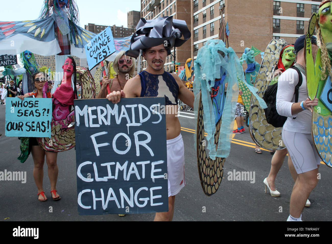 June 22, 2019 - New York, New York, U.S. - 37th annual MERMAID PARADE ...
