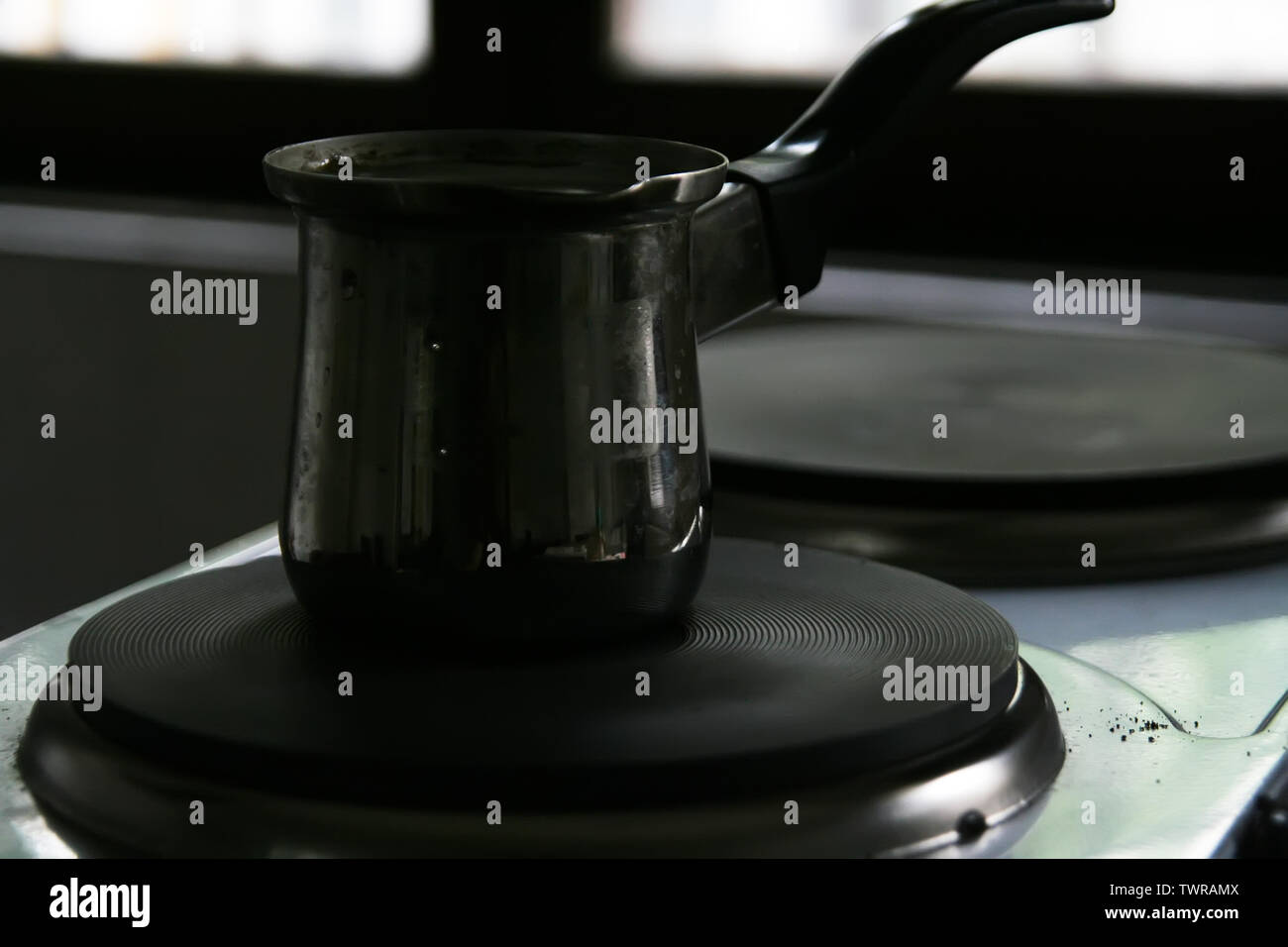 Metal cafe pot hi-res stock photography and images - Alamy