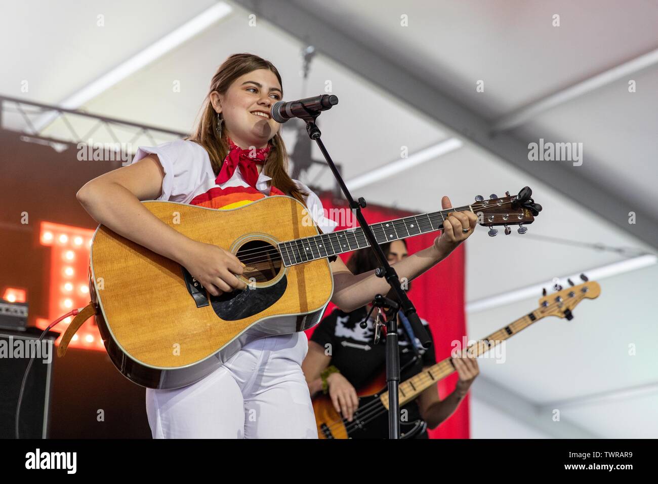 June 22, 2019 - Chicago, Illinois, U.S - Country musician JOBI RICCIO ...