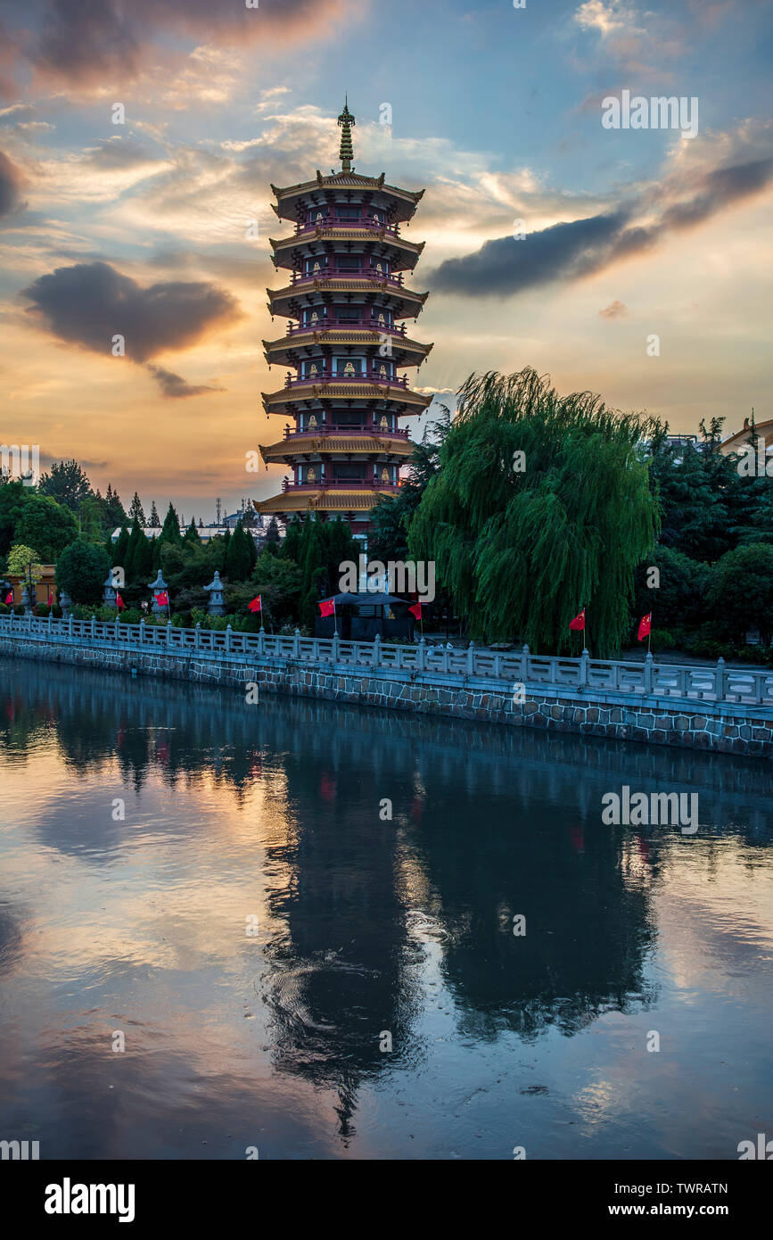Traditional chinese temple in qibao hi-res stock photography and images ...