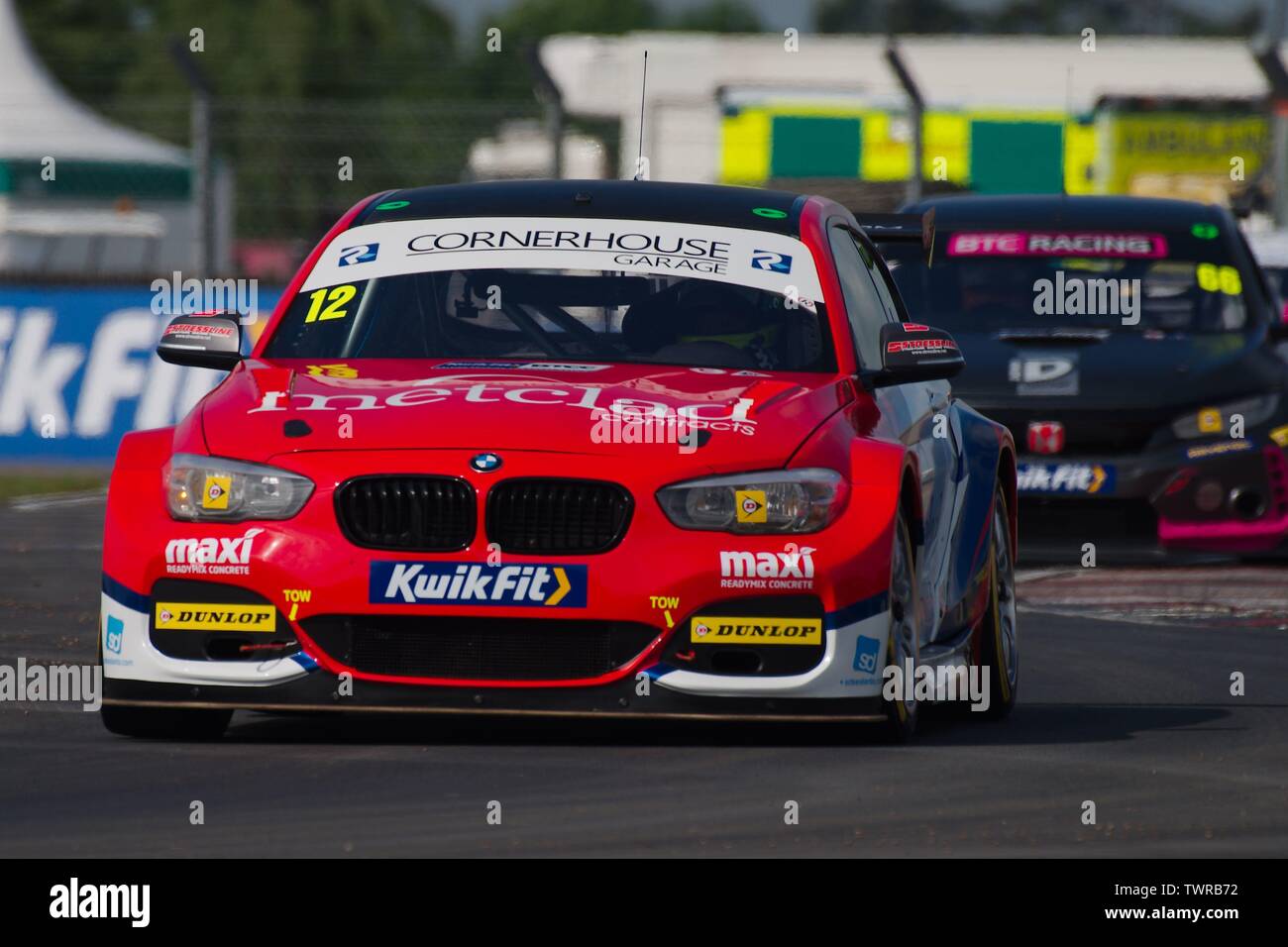 Dalton on Tees, England, 15 June 2019. Stephen Jelley driving a BMW ...