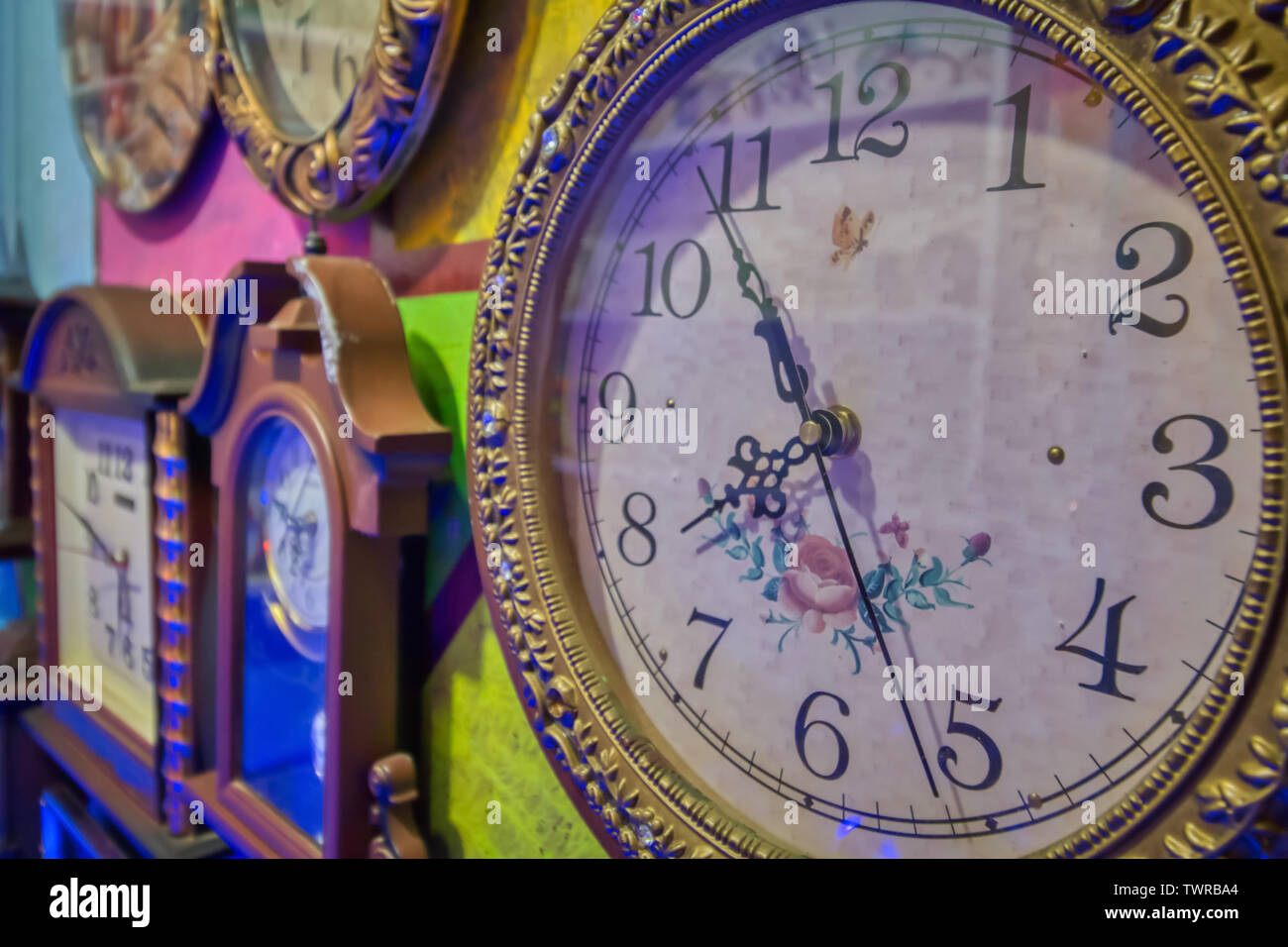Antique Clocks High Resolution Stock Photography and Images - Alamy