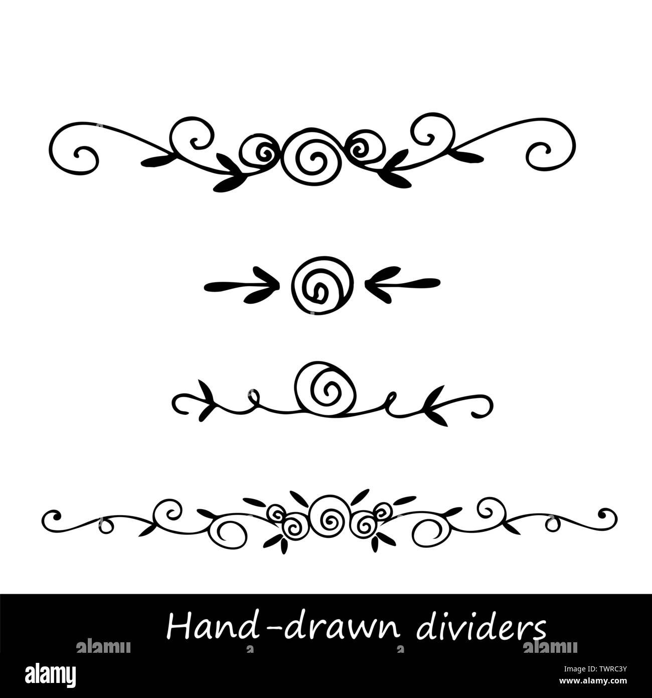 Borders Christmas Dividers Stock Vector Images - Alamy