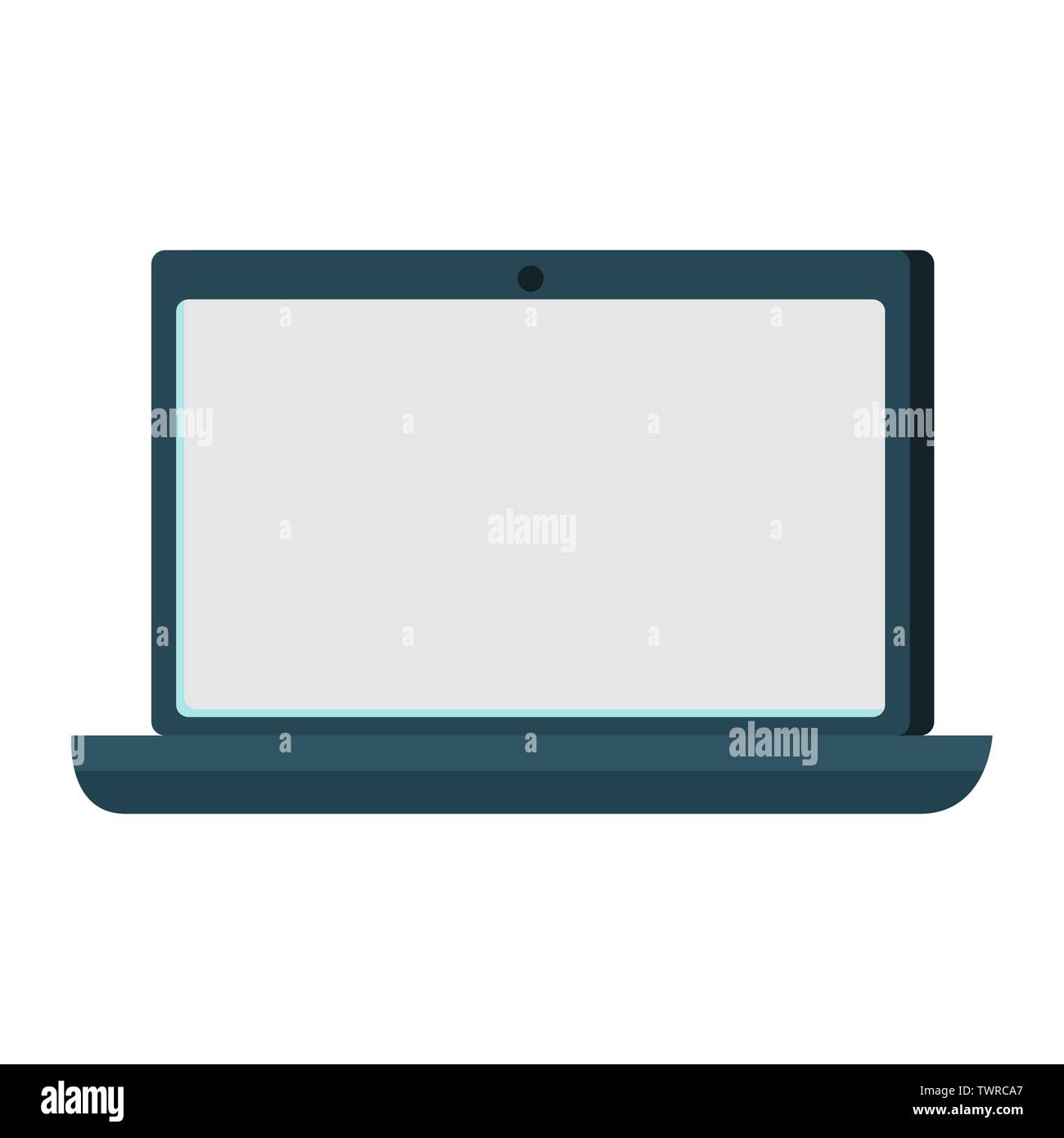 laptop computer portable device icon Stock Vector Image & Art - Alamy