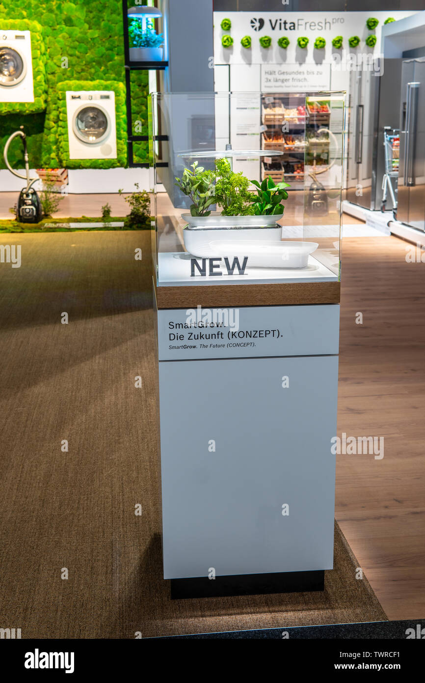 Berlin, Aug 2018 green eco plant Bosch SmartGrow The Future Concept ...