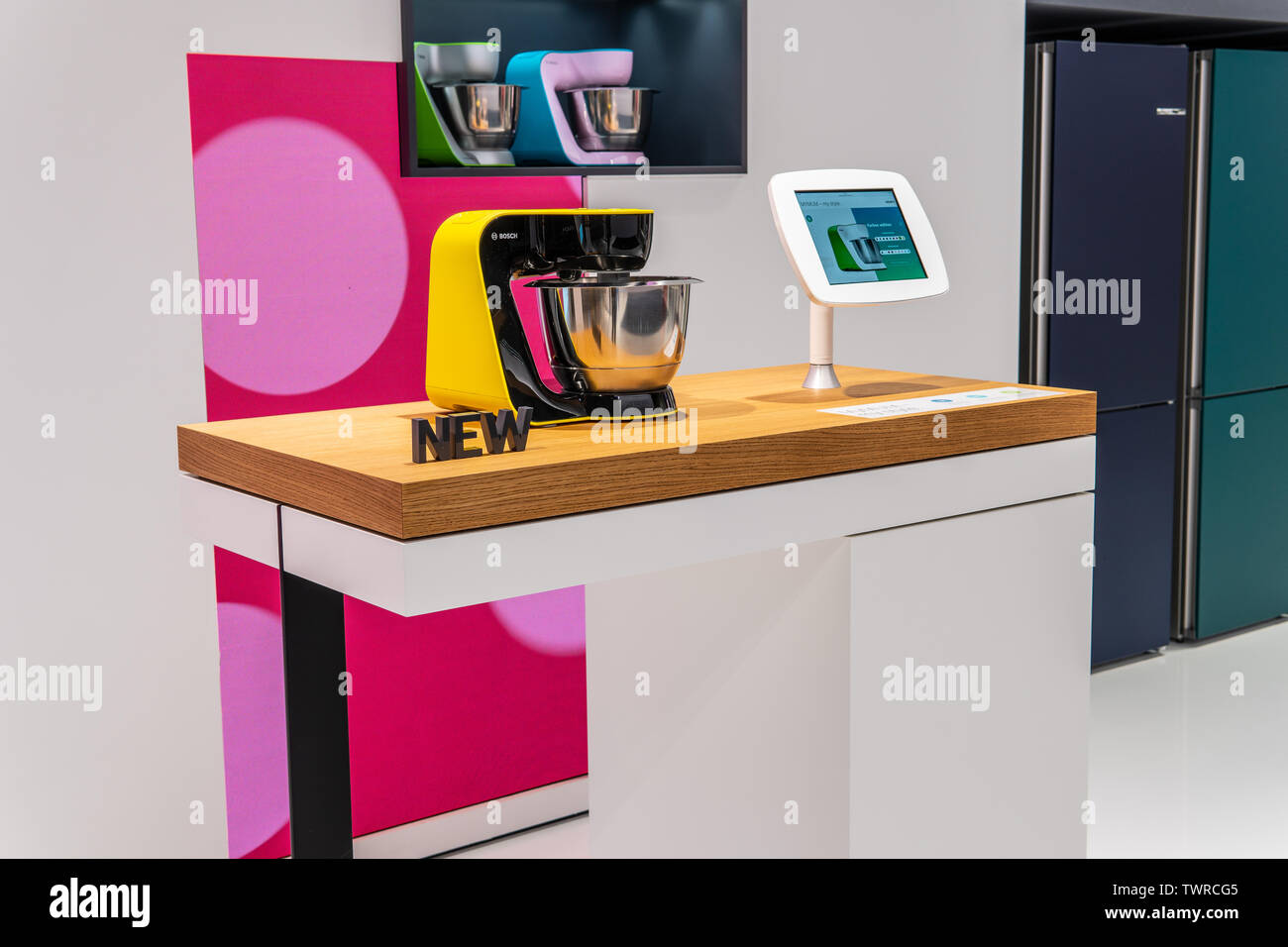 Berlin, Germany, Aug 29, 2018 new Bosch MyMUM Food Processor Kitchen ...