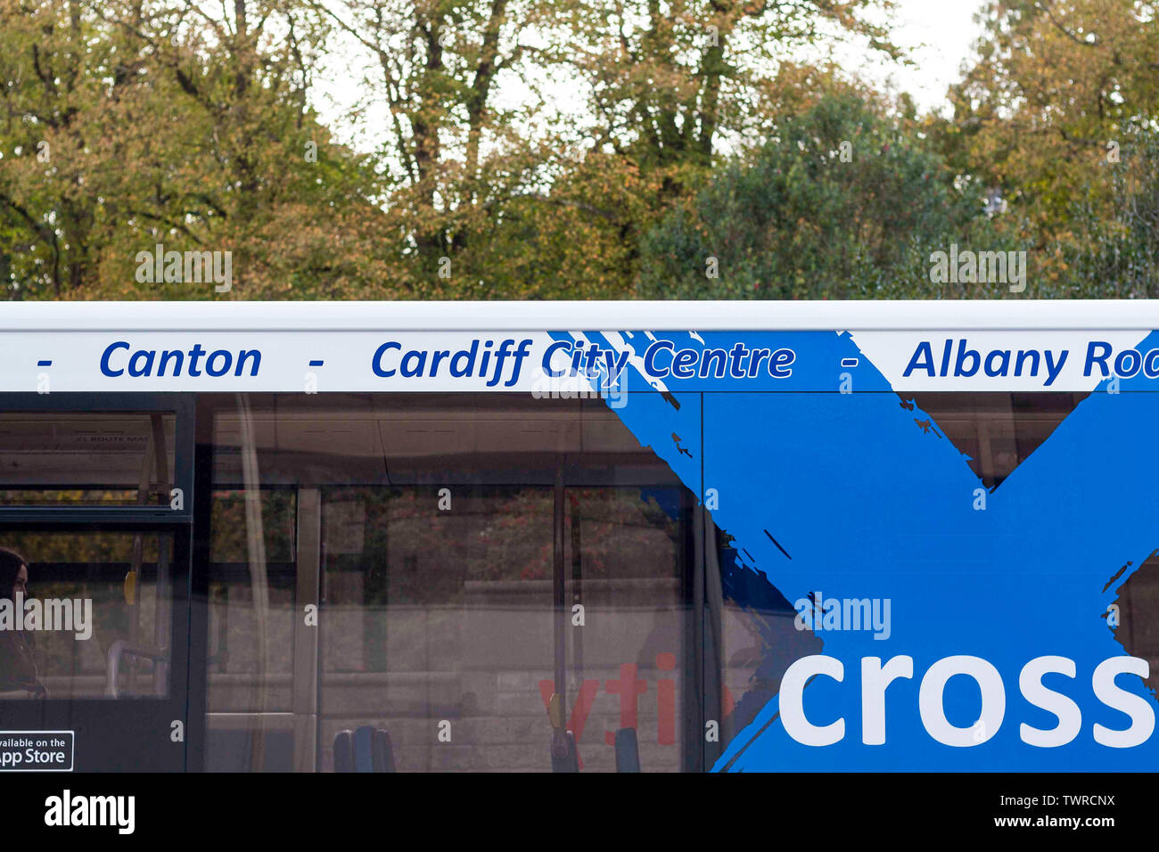 CARDIFF, UNITED KINGDOM. 27th Oct 2017. A walk through Cardiff city ...