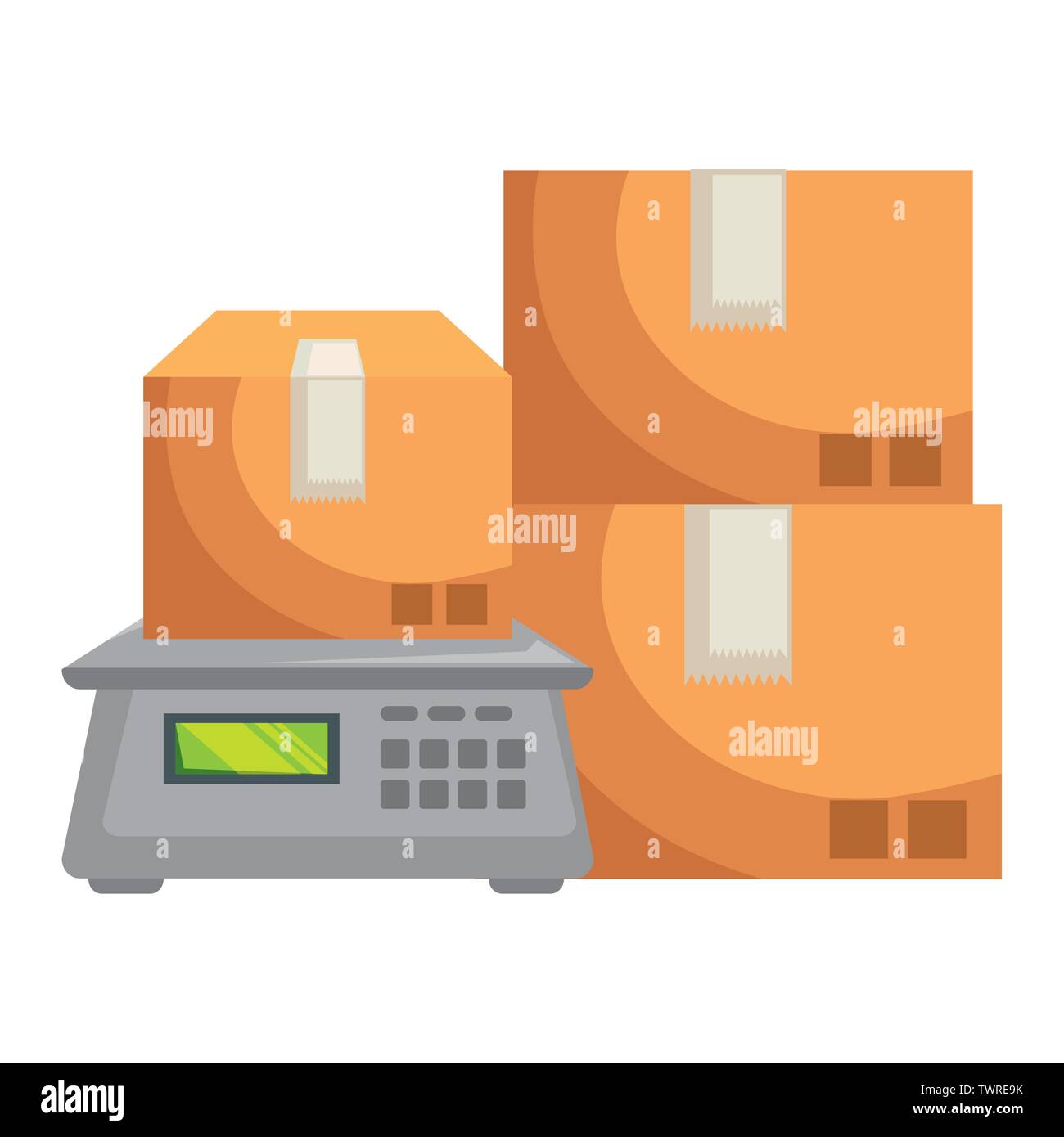 box carton packing delivery service Stock Vector Image & Art - Alamy