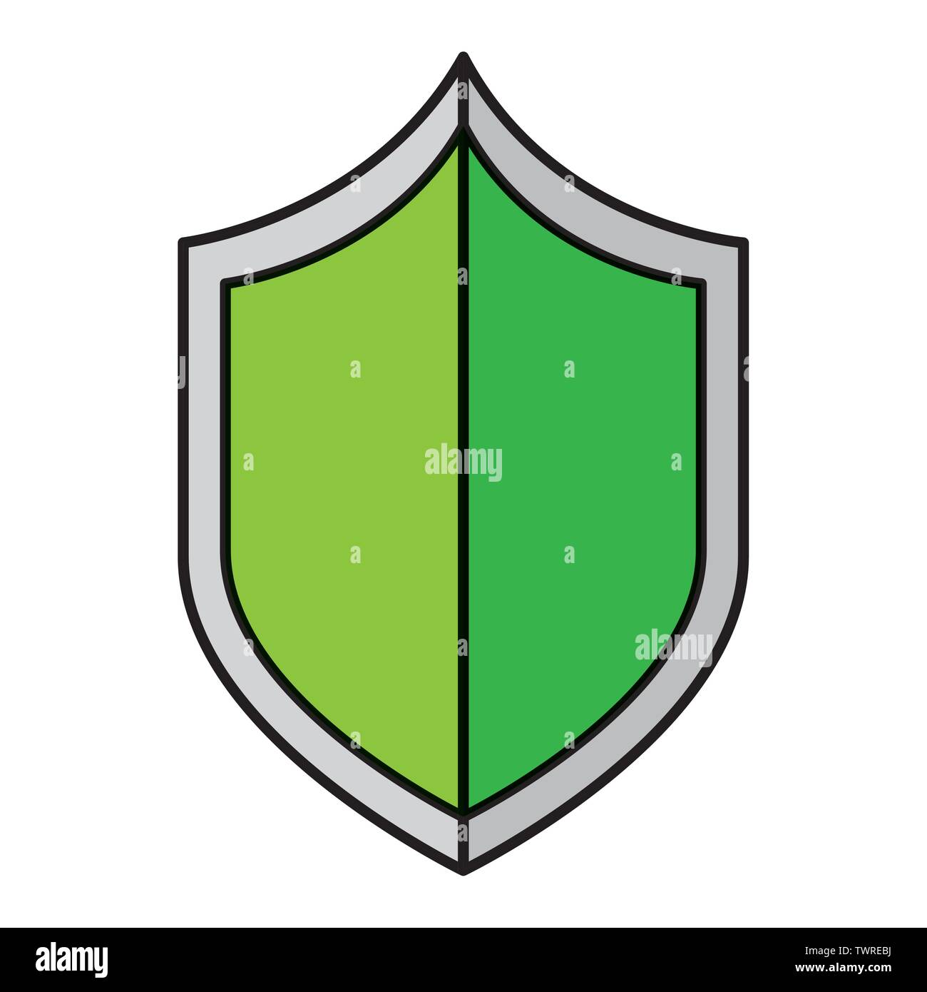 security shield guard isolated icon Stock Vector Image & Art - Alamy