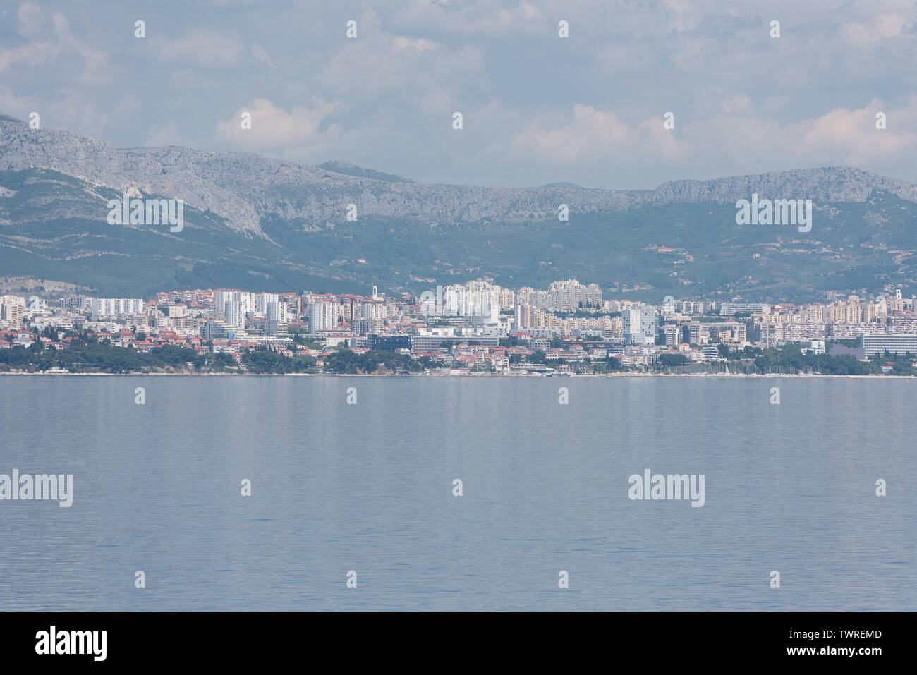 Split, Croatia - panorama of city Stock Photo - Alamy