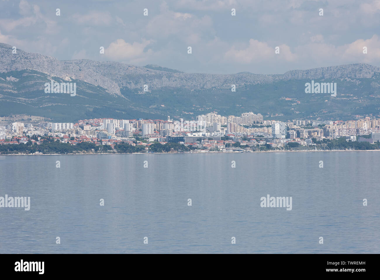 Split, Croatia - panorama of city Stock Photo - Alamy