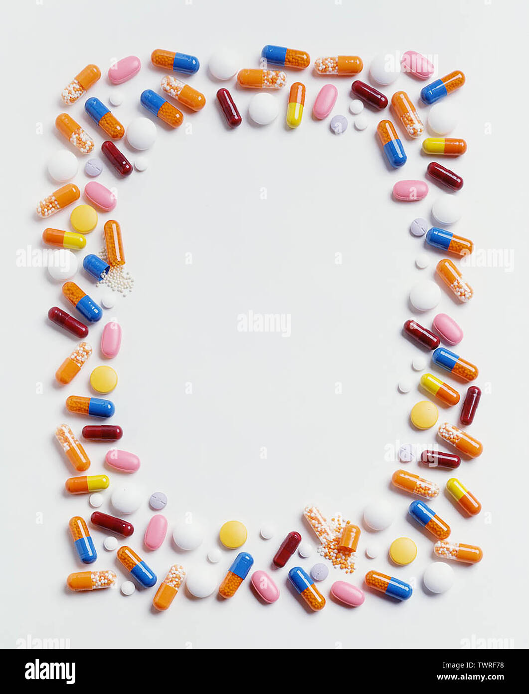 still life of assorted pills Stock Photo - Alamy