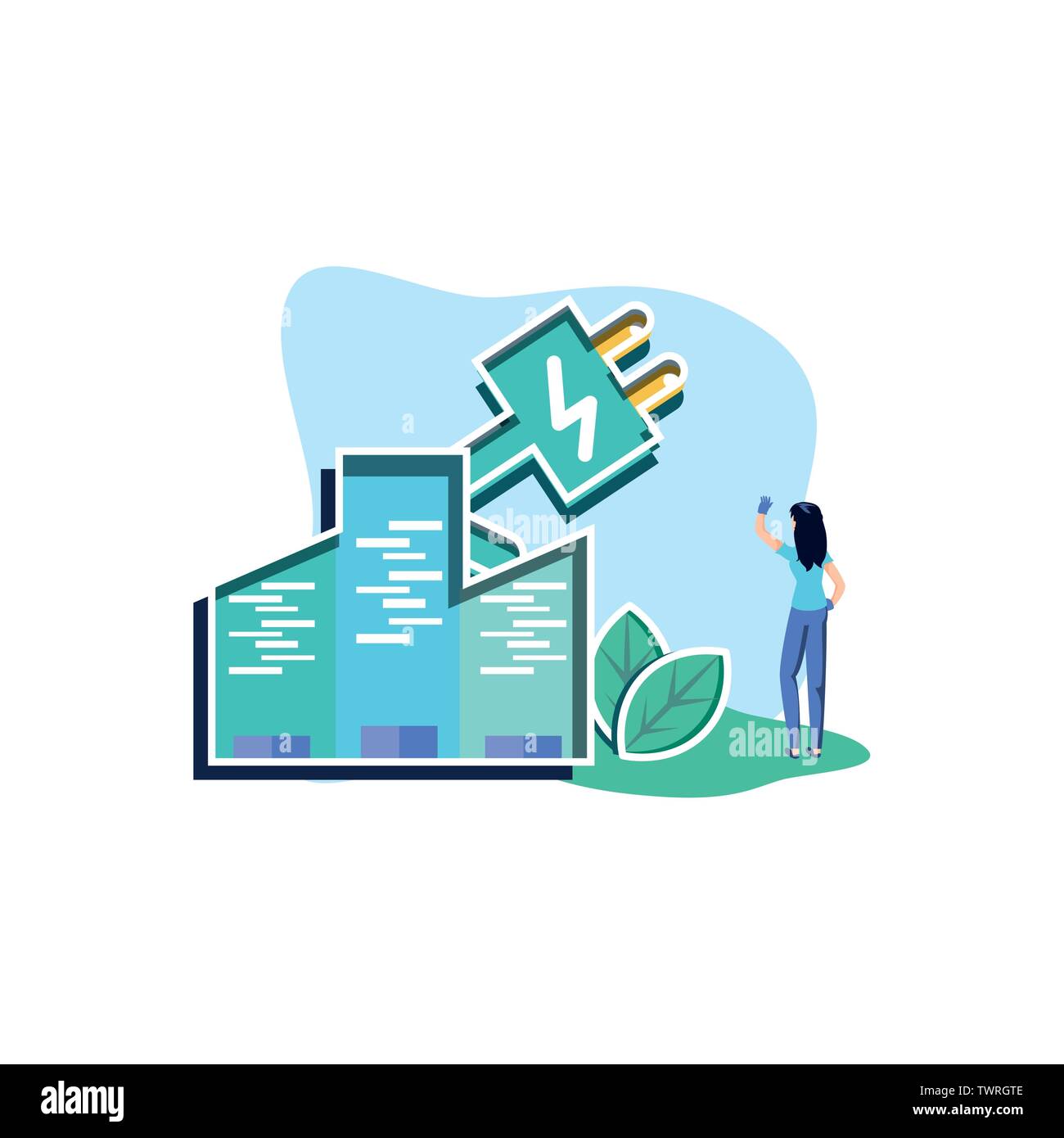 Avatar woman design, Sustainability eco friendly green recycle ecology ...