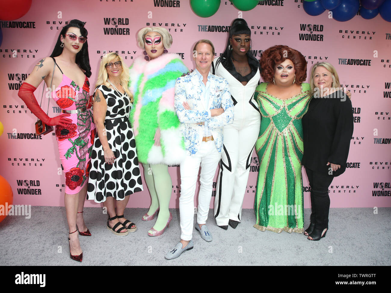 Los Angeles, Ca, USA. 22nd June, 2019. Violet Chachki, Diane Anderson ...