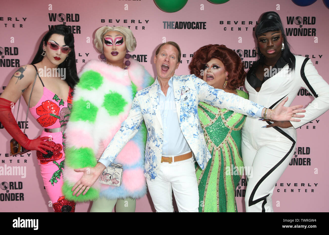 Los Angeles, Ca, USA. 22nd June, 2019. Violet Chachki, Kim Chi, Carson ...