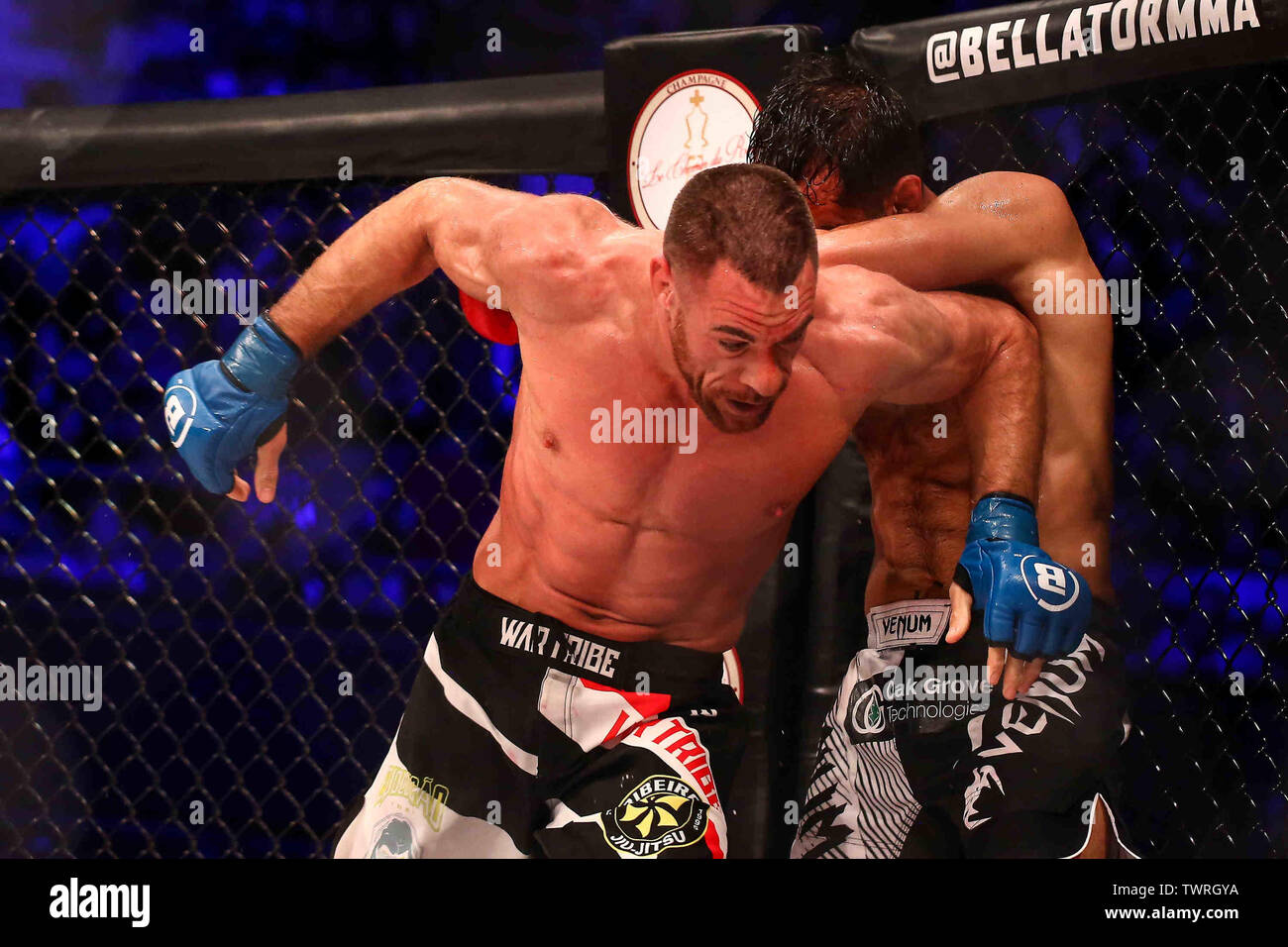 London, UK. 22nd June 2019. Bellator middleweight title challenger ...