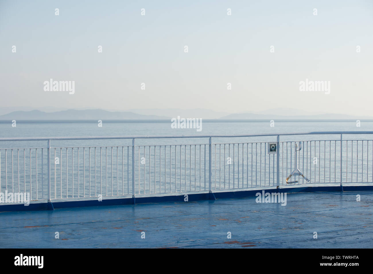 Detail of a ship deck Stock Photo - Alamy