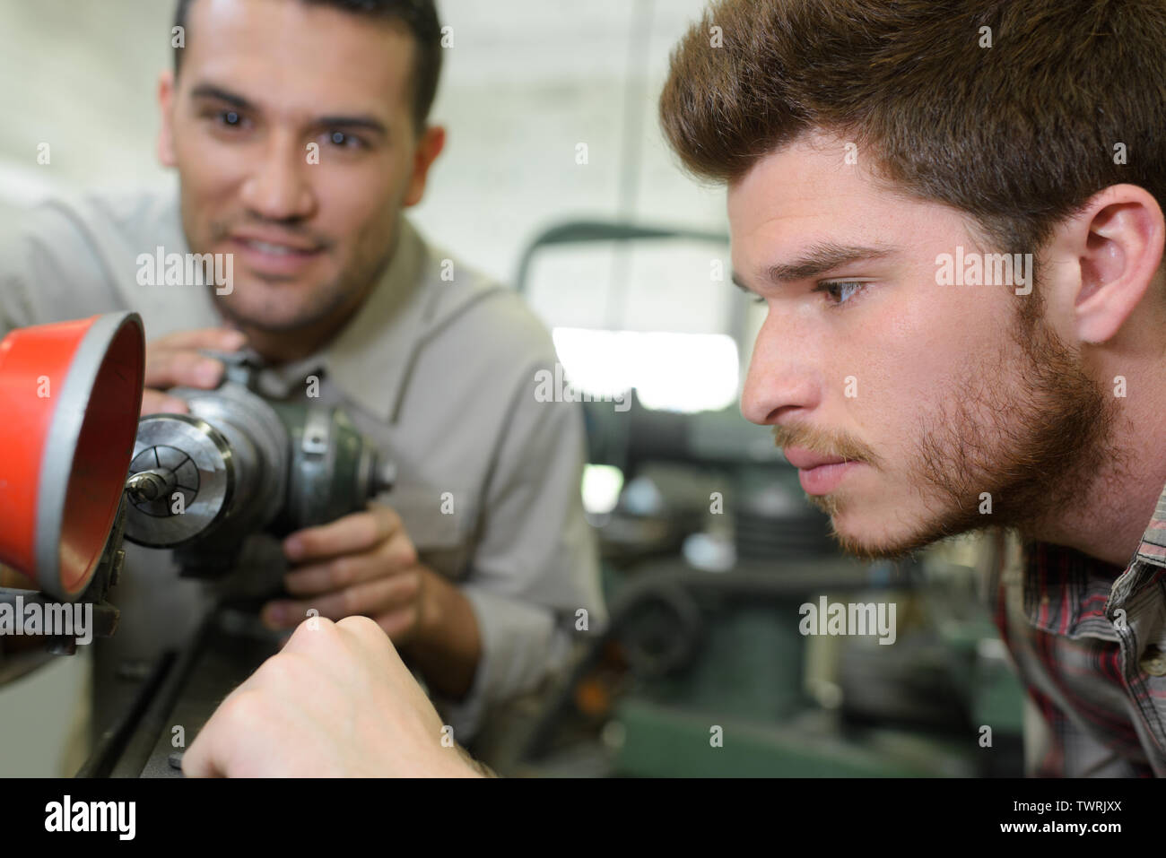 marking position to drill wall Stock Photo - Alamy