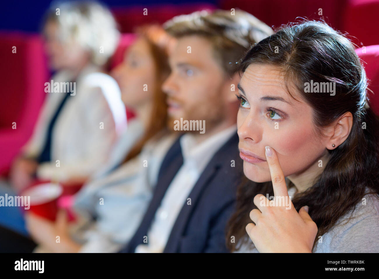 sad scene in the movie Stock Photo - Alamy