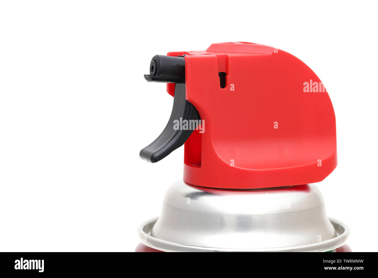 steel insecticide spray can isolated on white background Stock Photo ...