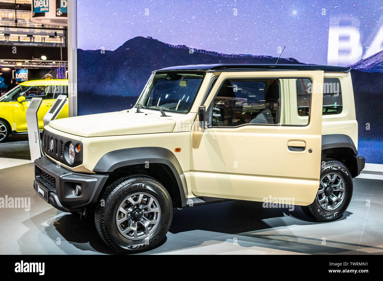 Paris, France, October 02, 2018: all new Suzuki Jimny 4th gen at ...