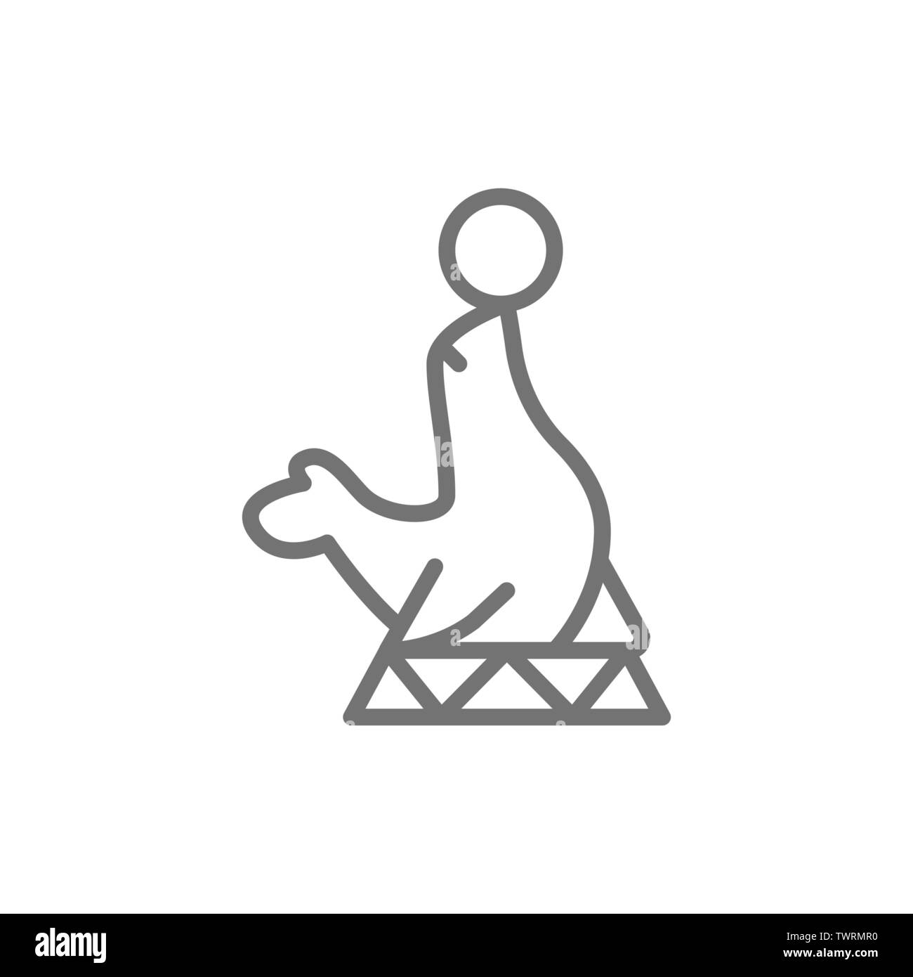 Circus seal balance Stock Vector Images - Alamy