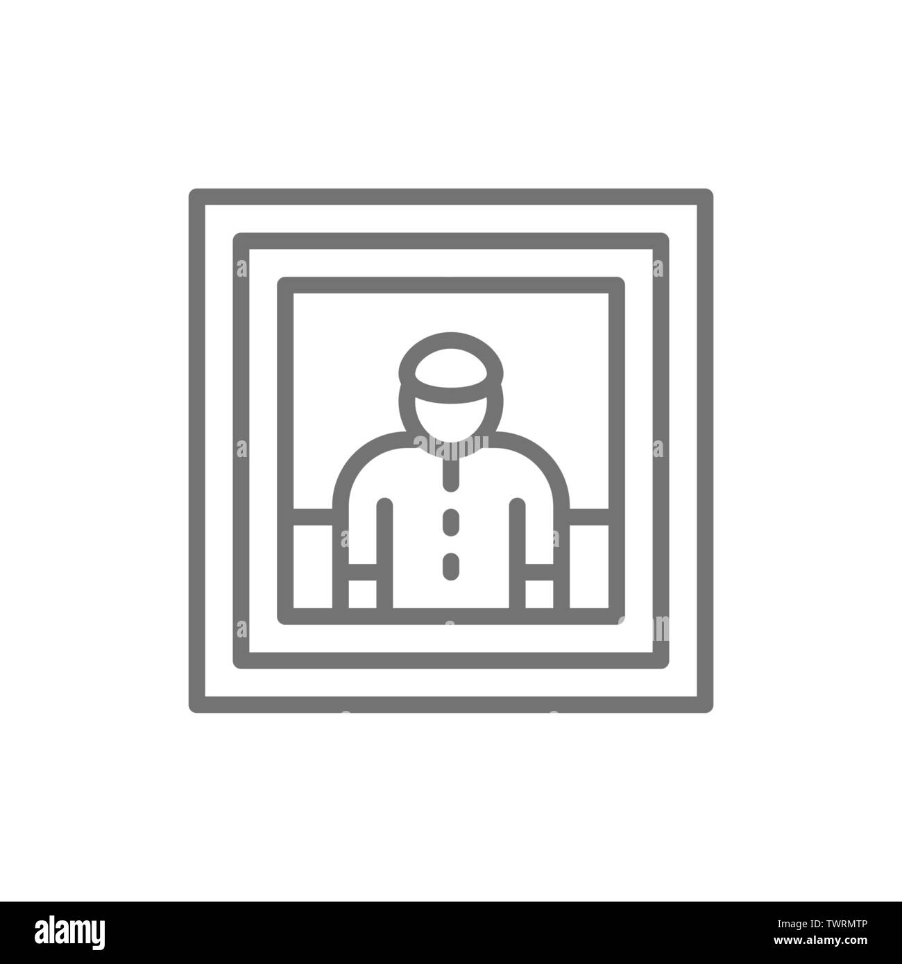 Selfie painting Cut Out Stock Images & Pictures - Alamy