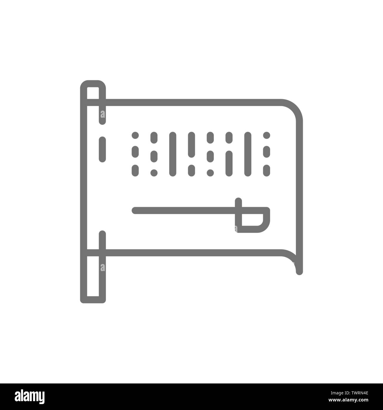 Kaaba mecca line icon Stock Vector Images - Alamy