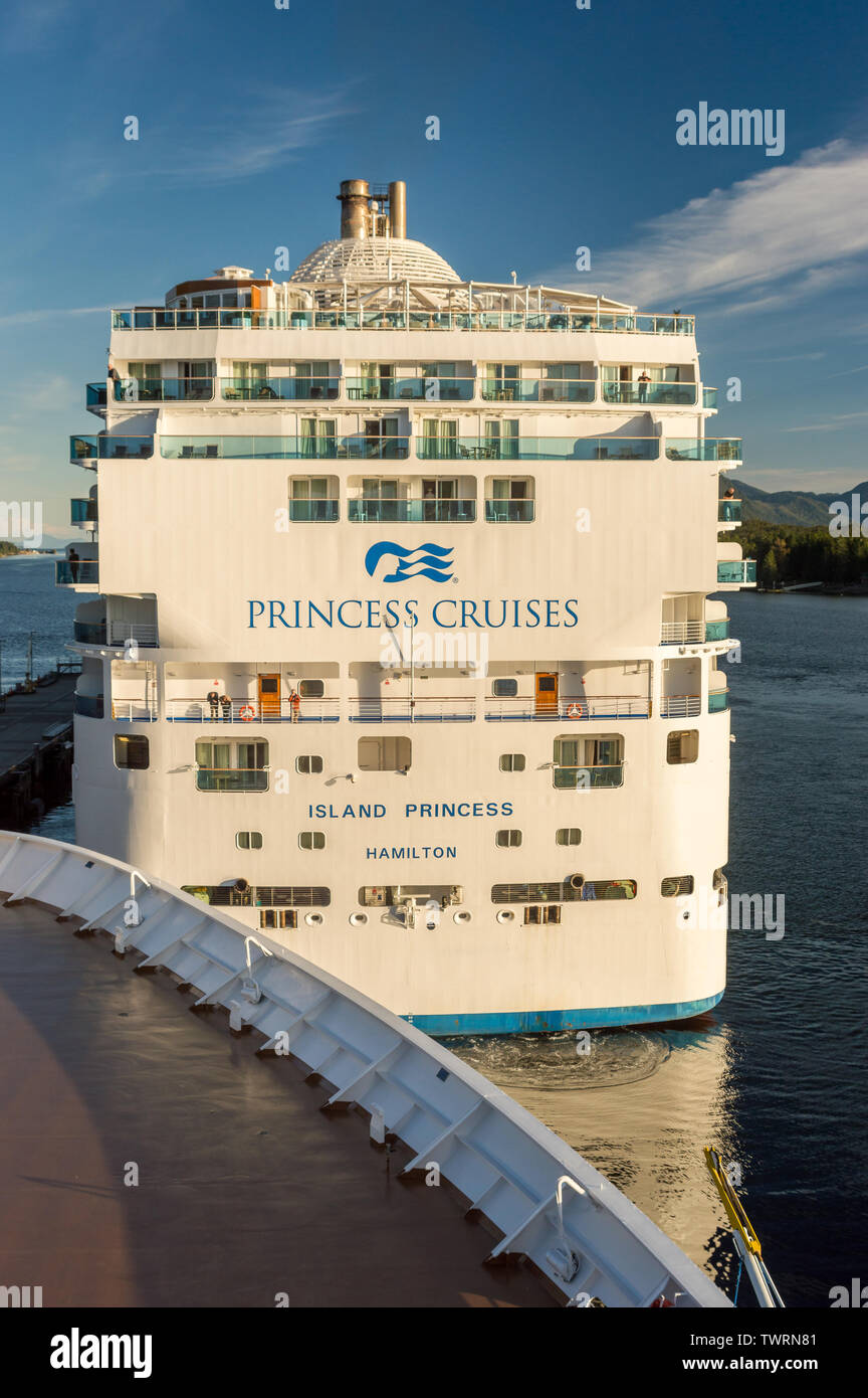 Cruise Ship Island Princess Ketchikan High Resolution Stock Photography ...