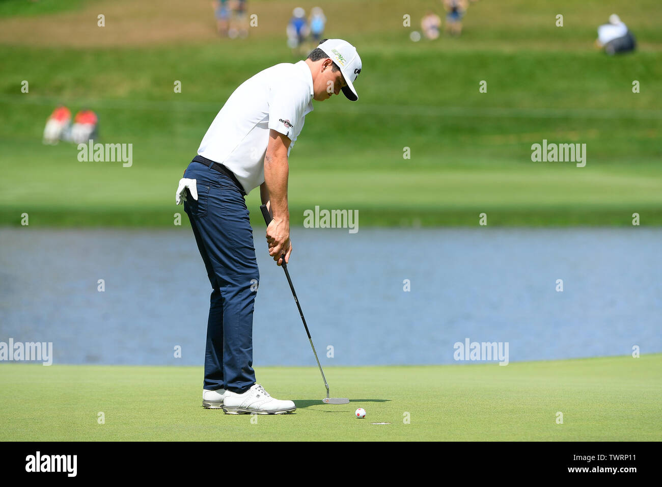 Cromwell CT, USA. 22nd June, 2019. Cody Gribble, of the United States ...