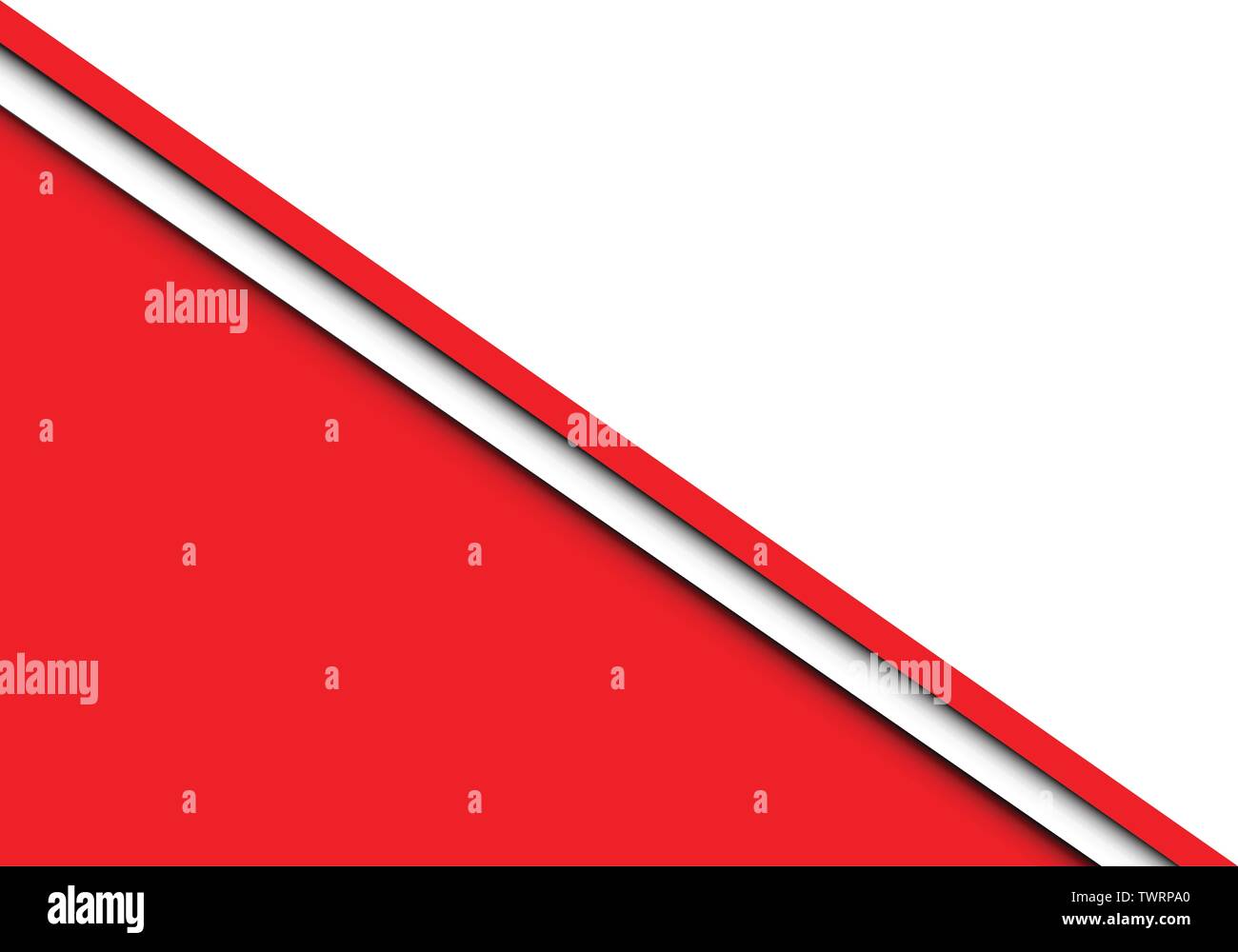 Abstract white red triangle line overlap design modern futuristic background vector illustration ...