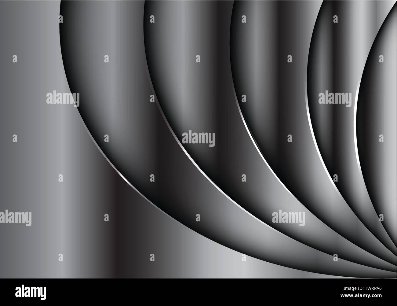 Abstract silver curve overlap 3D design modern futuristic luxury ...