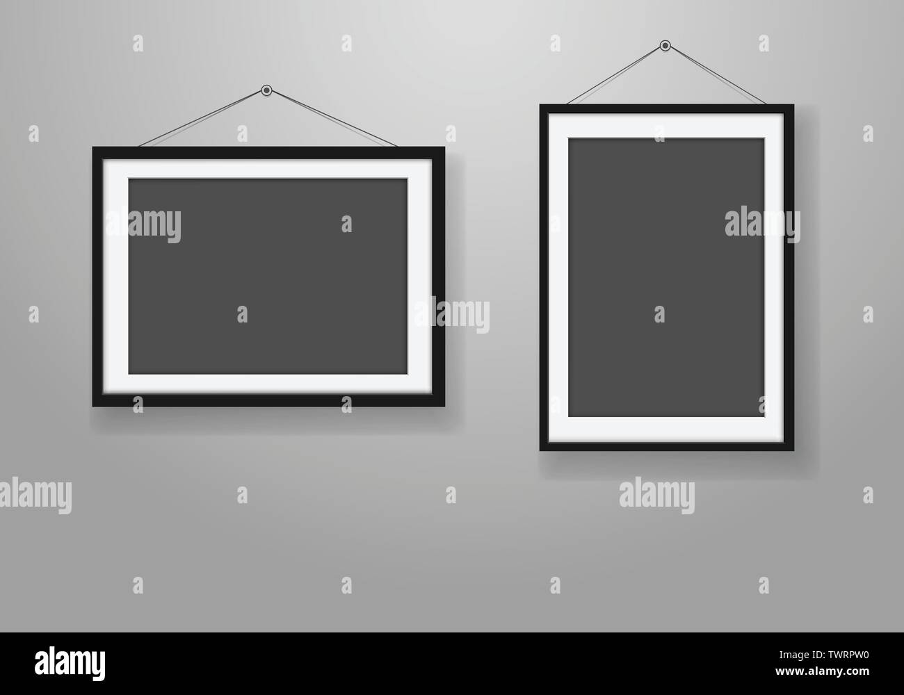 Modern art hang Black and White Stock Photos & Images - Alamy
