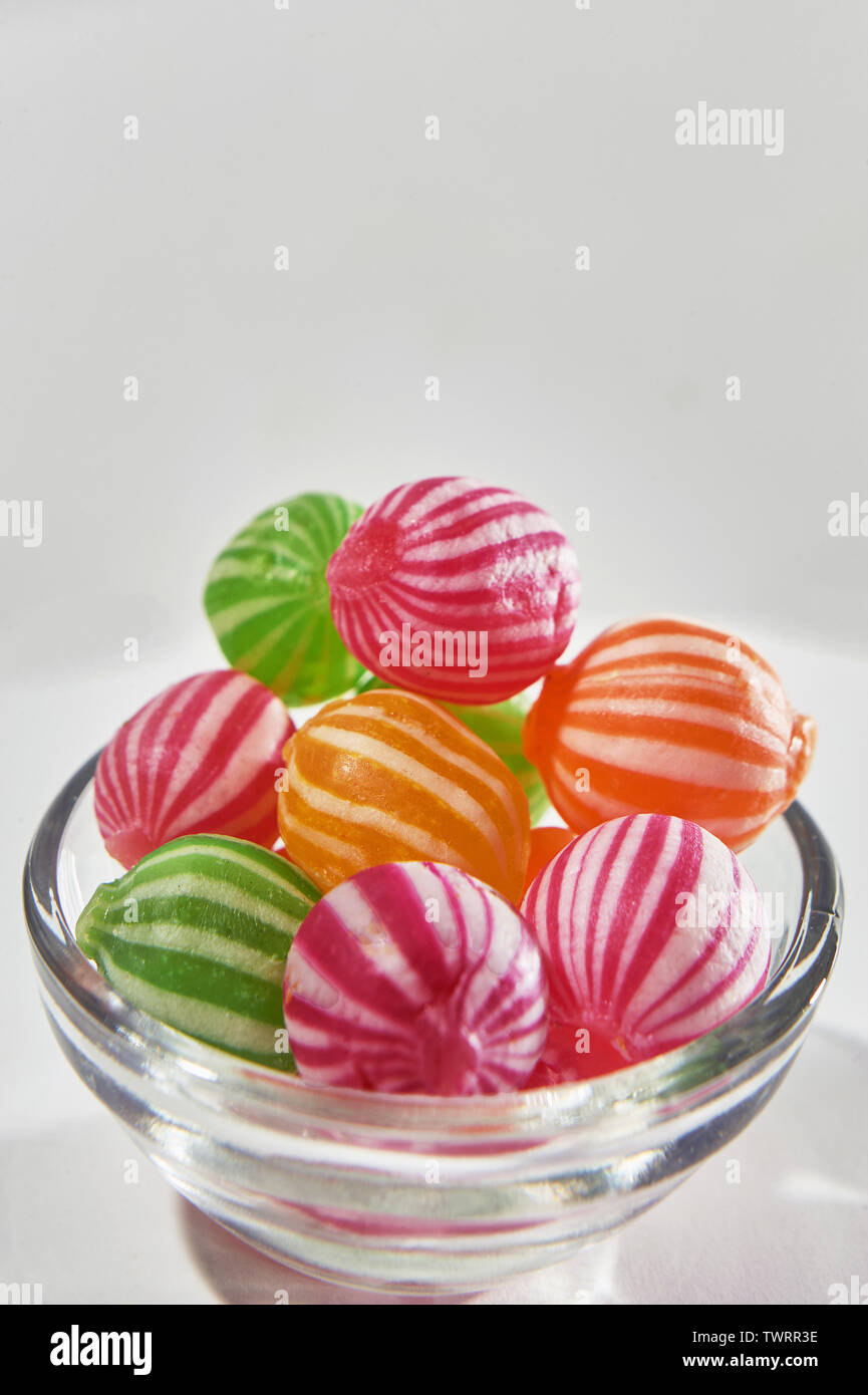Boiled sweets red white hi-res stock photography and images - Alamy