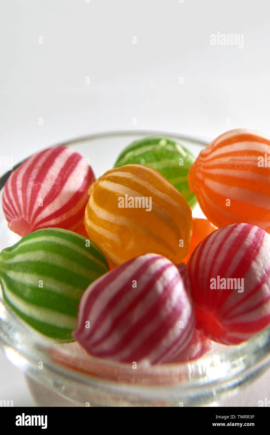 Boiled sweets red white hi-res stock photography and images - Alamy