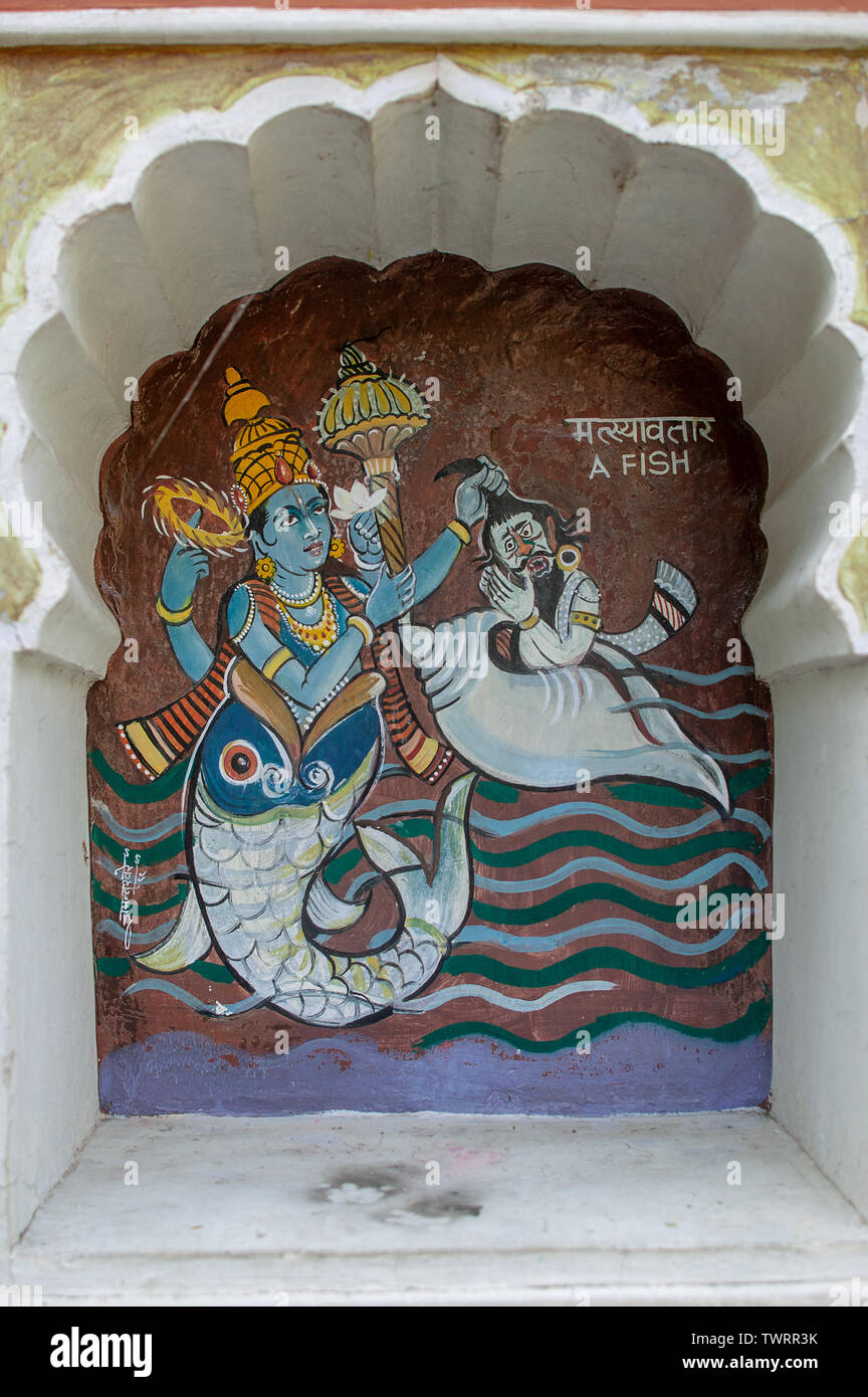 Dashavatara is Ten 'incarnation' of Lord vishnu as Matsya, is the fish ...