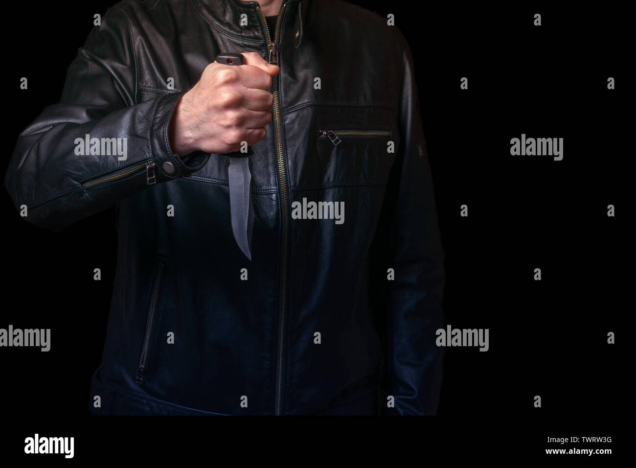 Man Knife Attack High Resolution Stock Photography and Images - Alamy