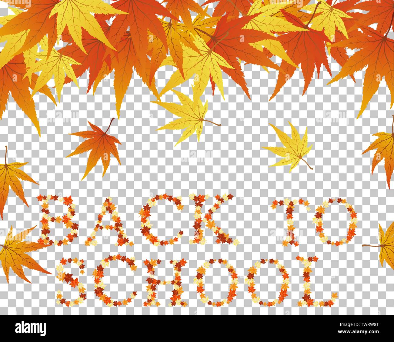 Back to school theme background. Vector illustration Stock Vector Image ...