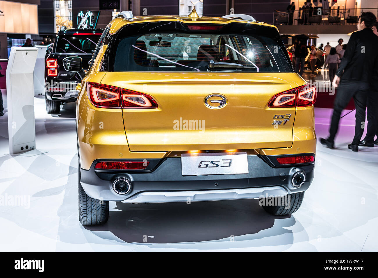 Paris, France, October 08, 2018: GAC Motor GS3 200 T at Mondial Paris ...